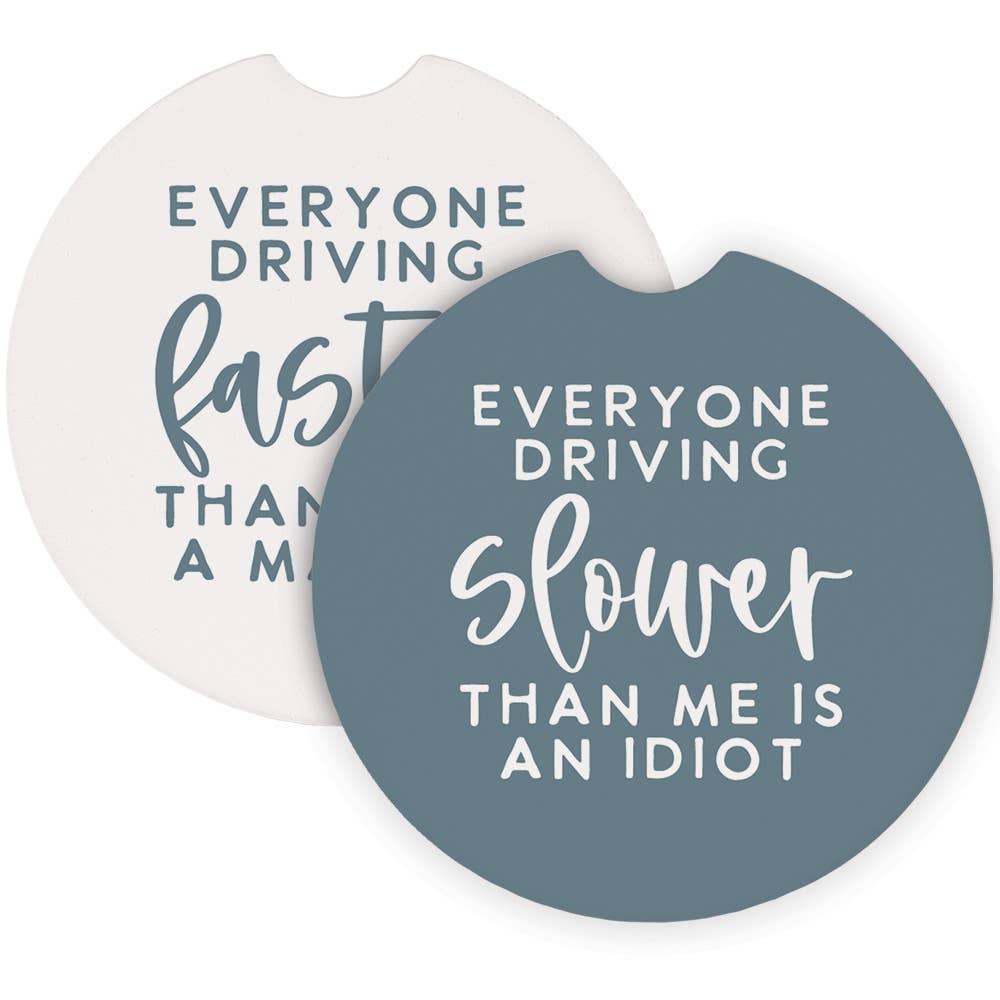 Driving Slower Faster - Car Coasters – The Good Co.